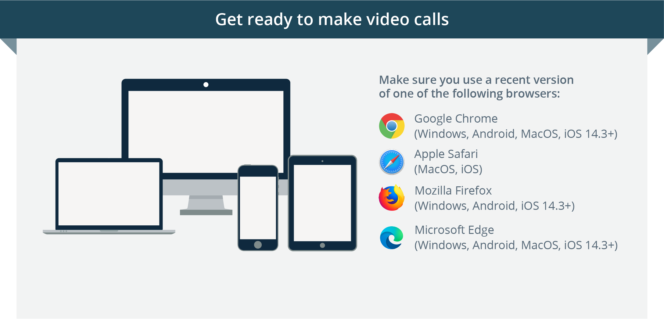 Simple tech page outline - Video Call