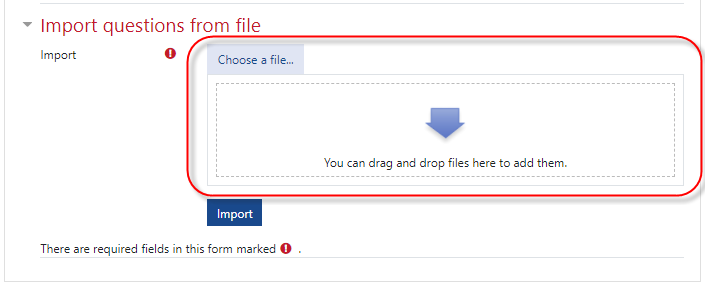 How to import multiple choice questions to the question bank - Learning ...