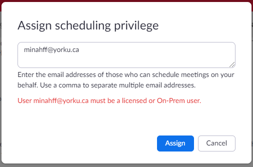 How to Setup Schedule Privilege - Learning Technology Services