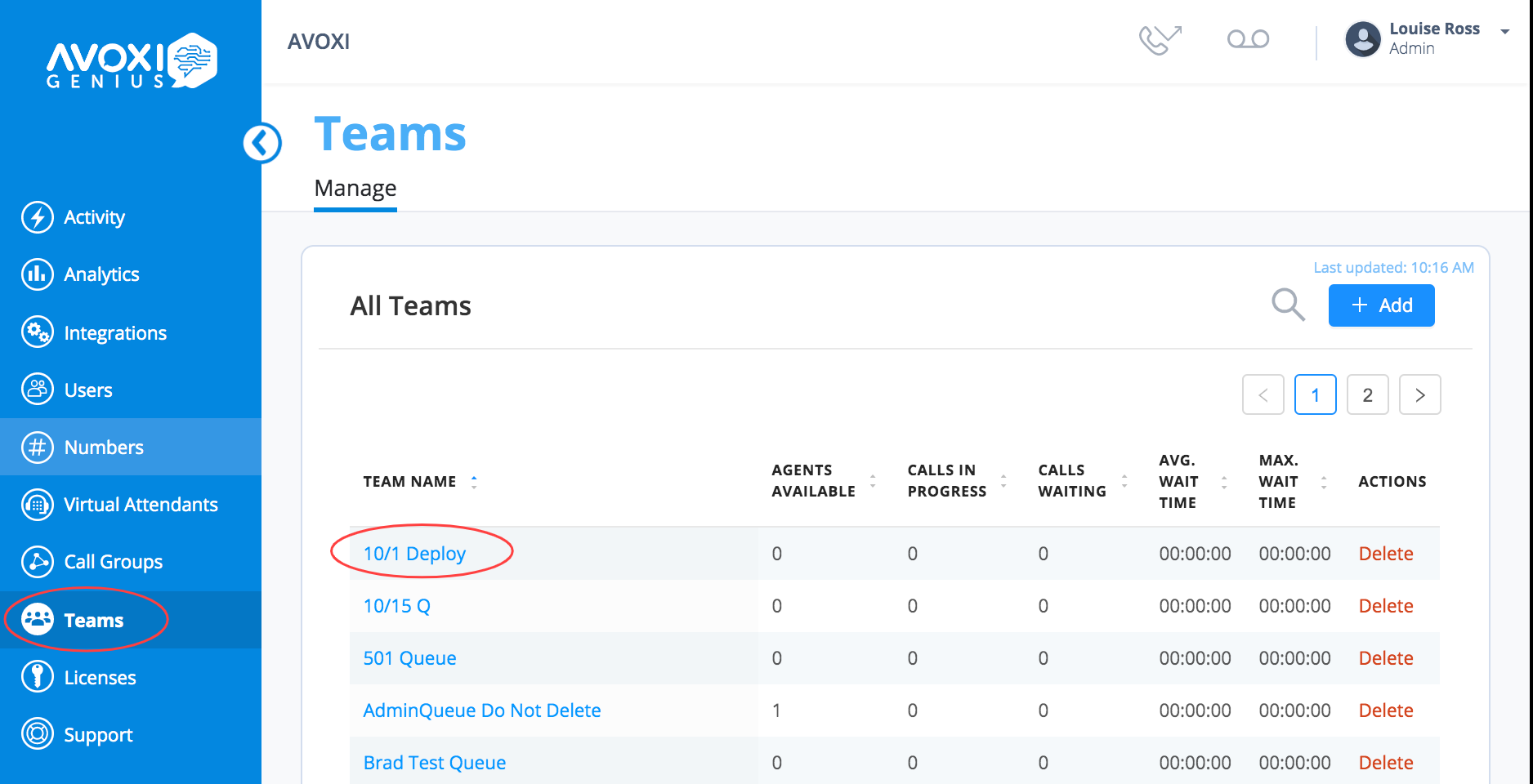 AVOXI — Admin Training - Module 7: Setting Up a Team