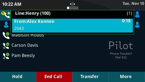 Get to know your Poly VVX 450 phone - Pilot