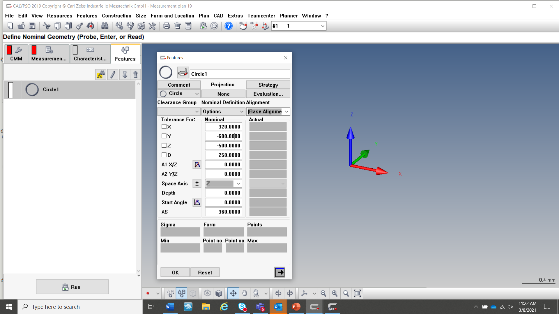Rotary Table in Simulation - General - ZEISS Qualityforum