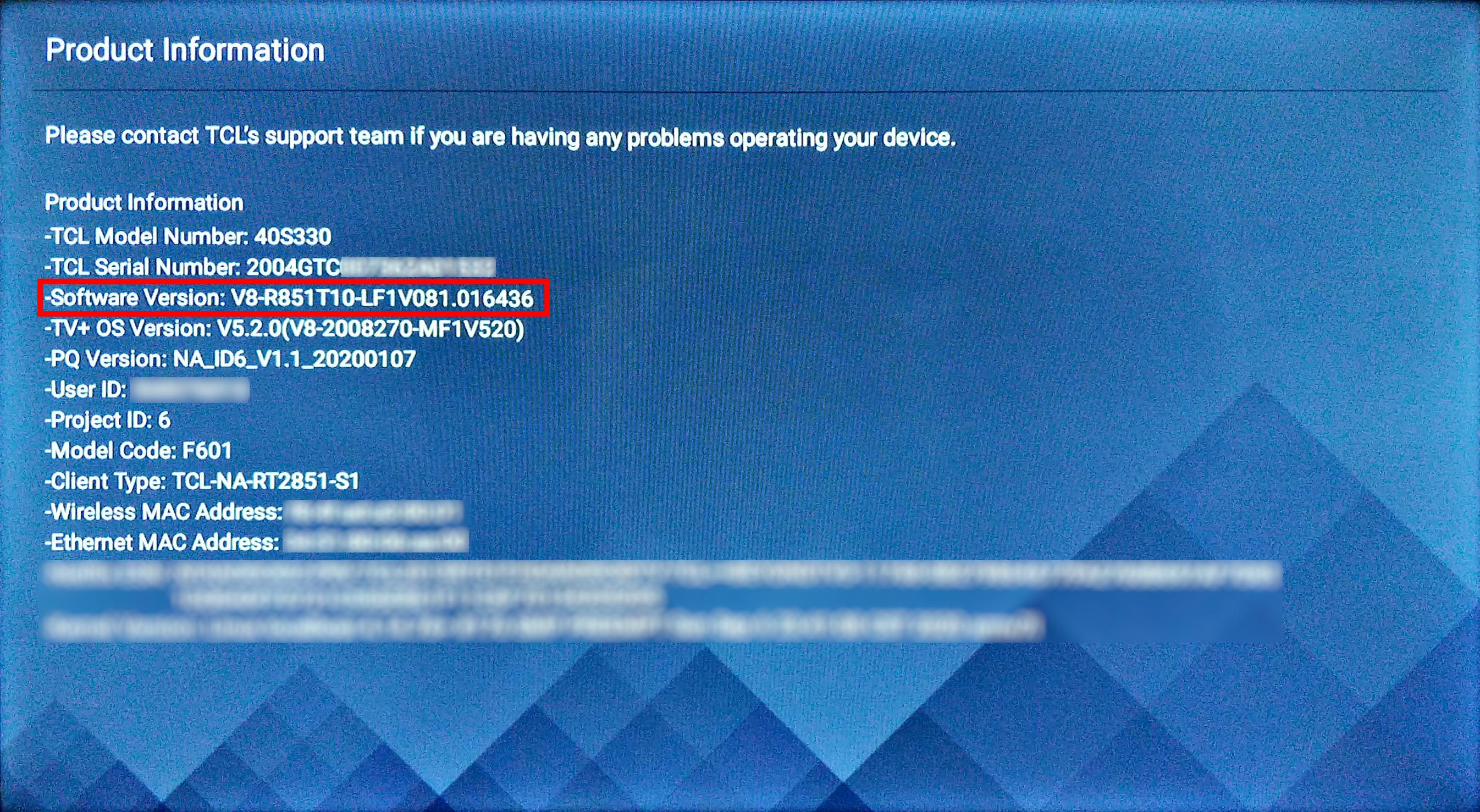 TCL — How to check the software version of your TCL Android TV