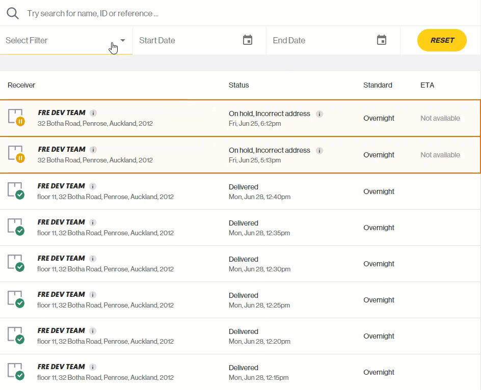 How to track consignments | My Parcels Portal | Help