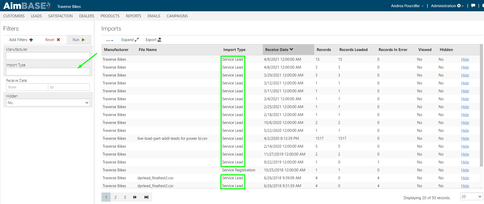 Understanding Data Within Imports - Rollick