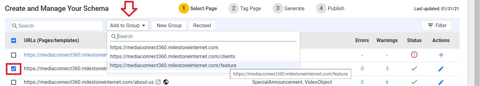 Lesson 9: How does the auto grouping and bulk publish work? - Milestone inc
