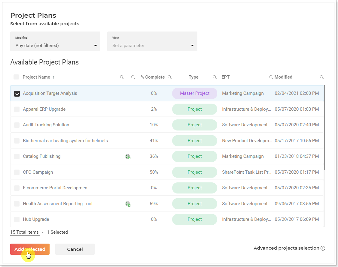 How To Copy Master Projects With Two And More Levels Of Nested Subprojects Fluentpro