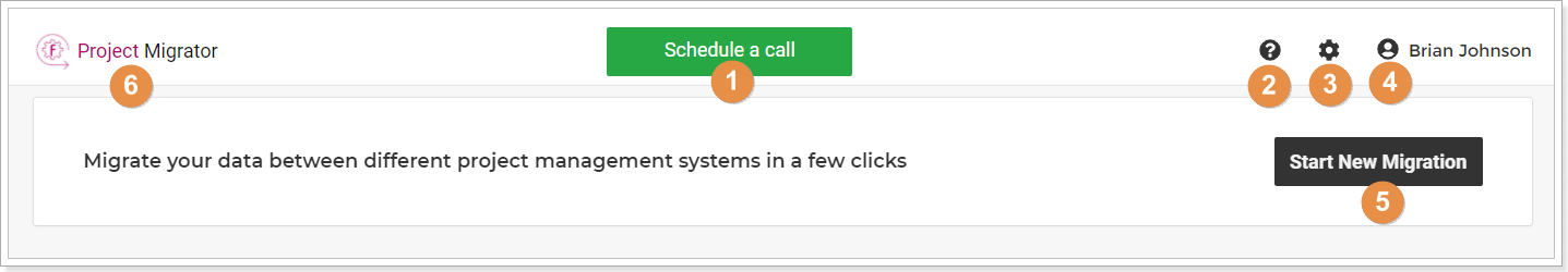 Project Migrator User Interface Overview Fluentpro