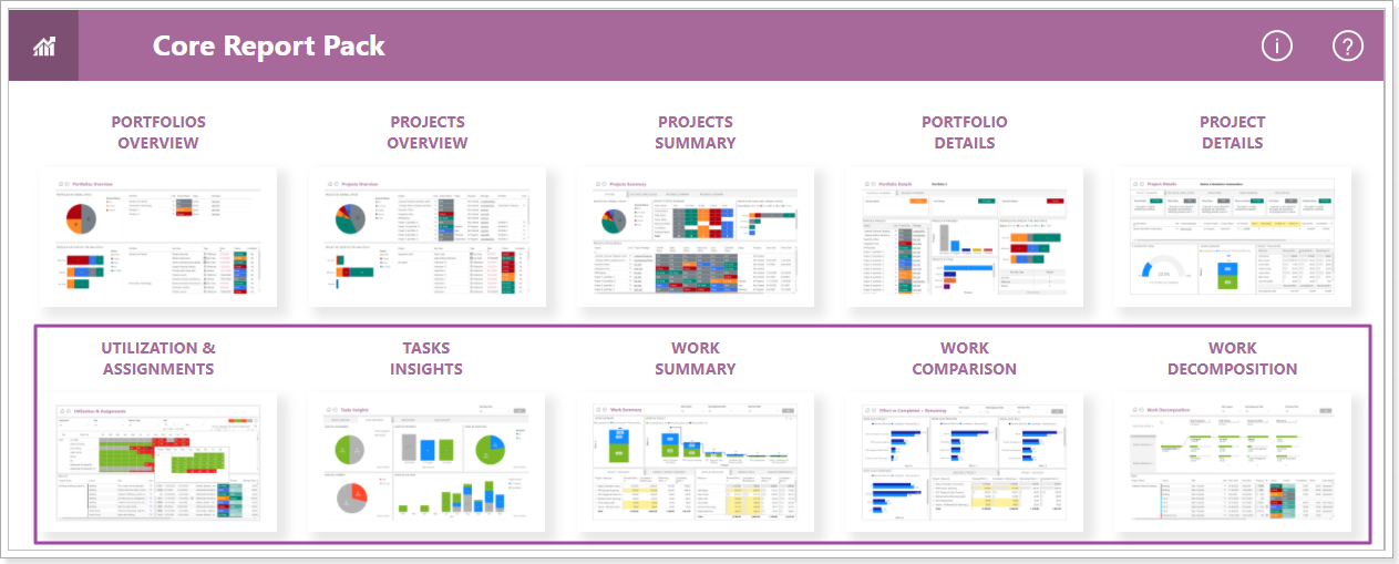 PPM Express Core Report Pack - PPM Express