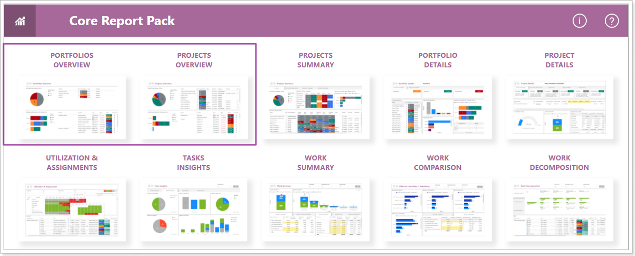 PPM Express Core Report Pack - PPM Express