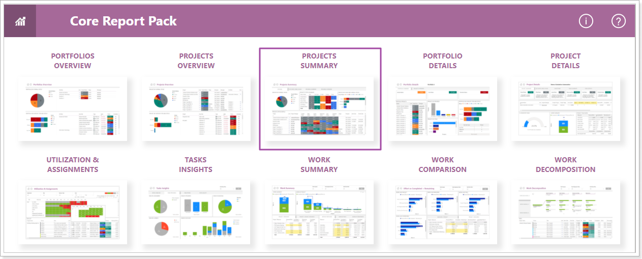PPM Express Core Report Pack - PPM Express