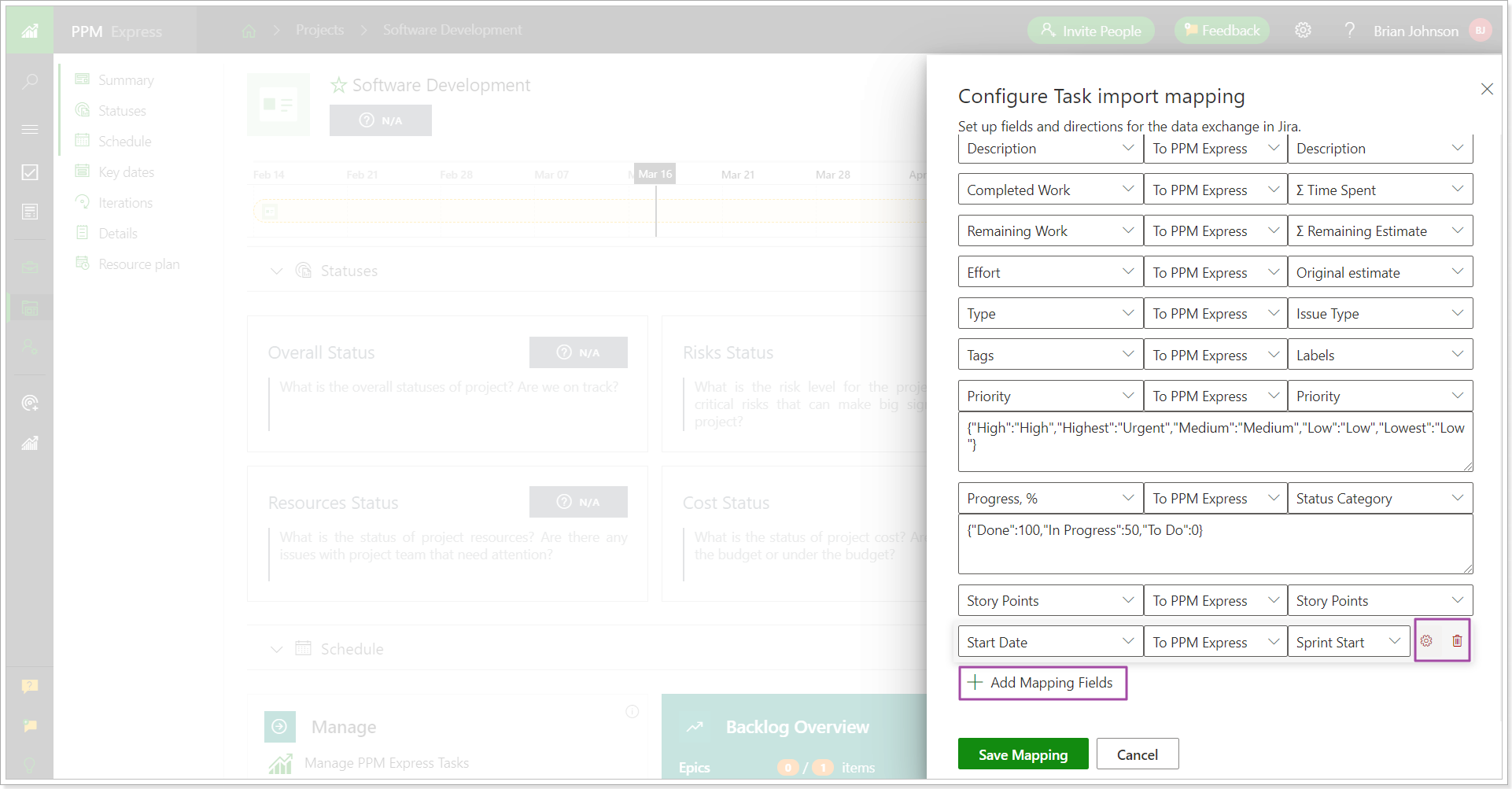 How to set up additional fields mapping between PPM Express and Jira ...