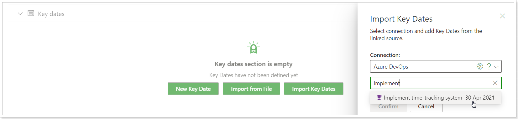 How To Import Key Dates From Azure Devops Ppm Express
