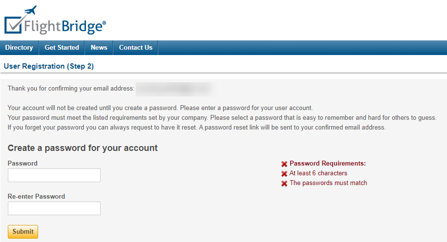 Activating Your Account - Pilot Users - FlightBridge