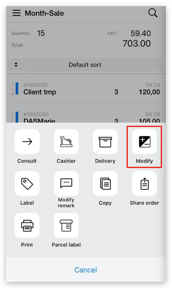 How to allow order modification on MC Seller? - MC App