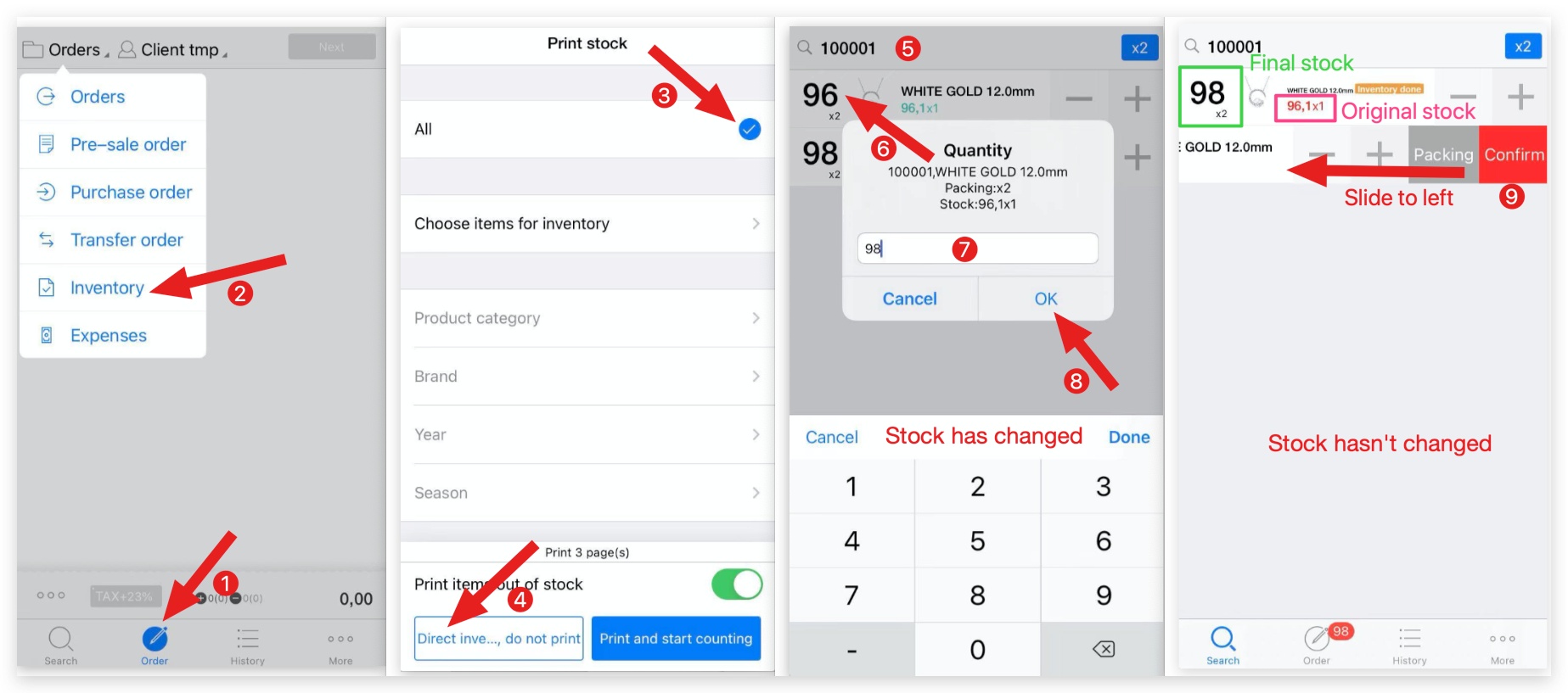 How to create an inventory order on MC Seller? - MC App