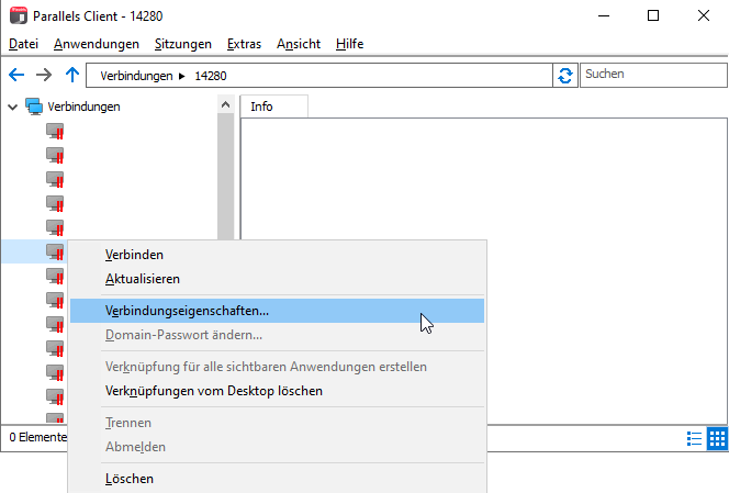 Wie kann ich meinen Cloud Desktop auf nur einem oder mehreren Schirmen ...