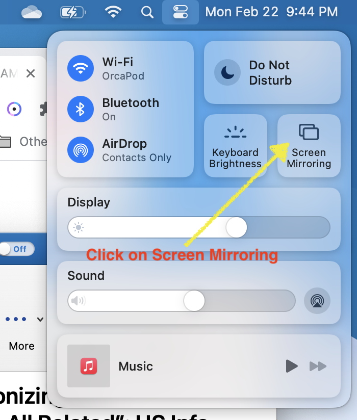 Apple TV Screen Mirroring Instructions - Wise, Overlake's Knowledge Base