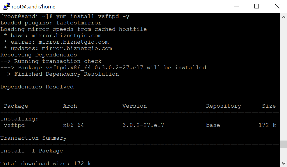 Cara Install FTP Server di Ubuntu, CentOS, Debian 9 - Biznet Gio Nusantara