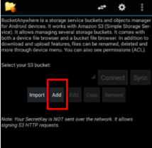How to connect S3 storage with Platform Android Application - Biznet ...