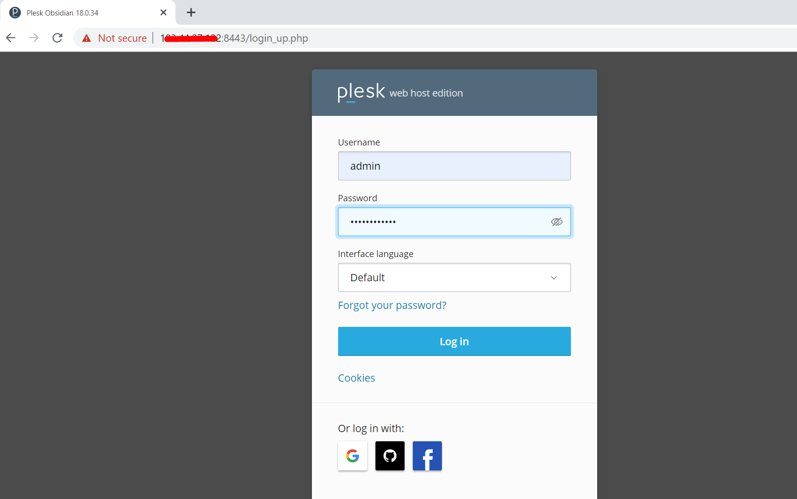 Cara Login Plesk Panel - Biznet Gio Nusantara