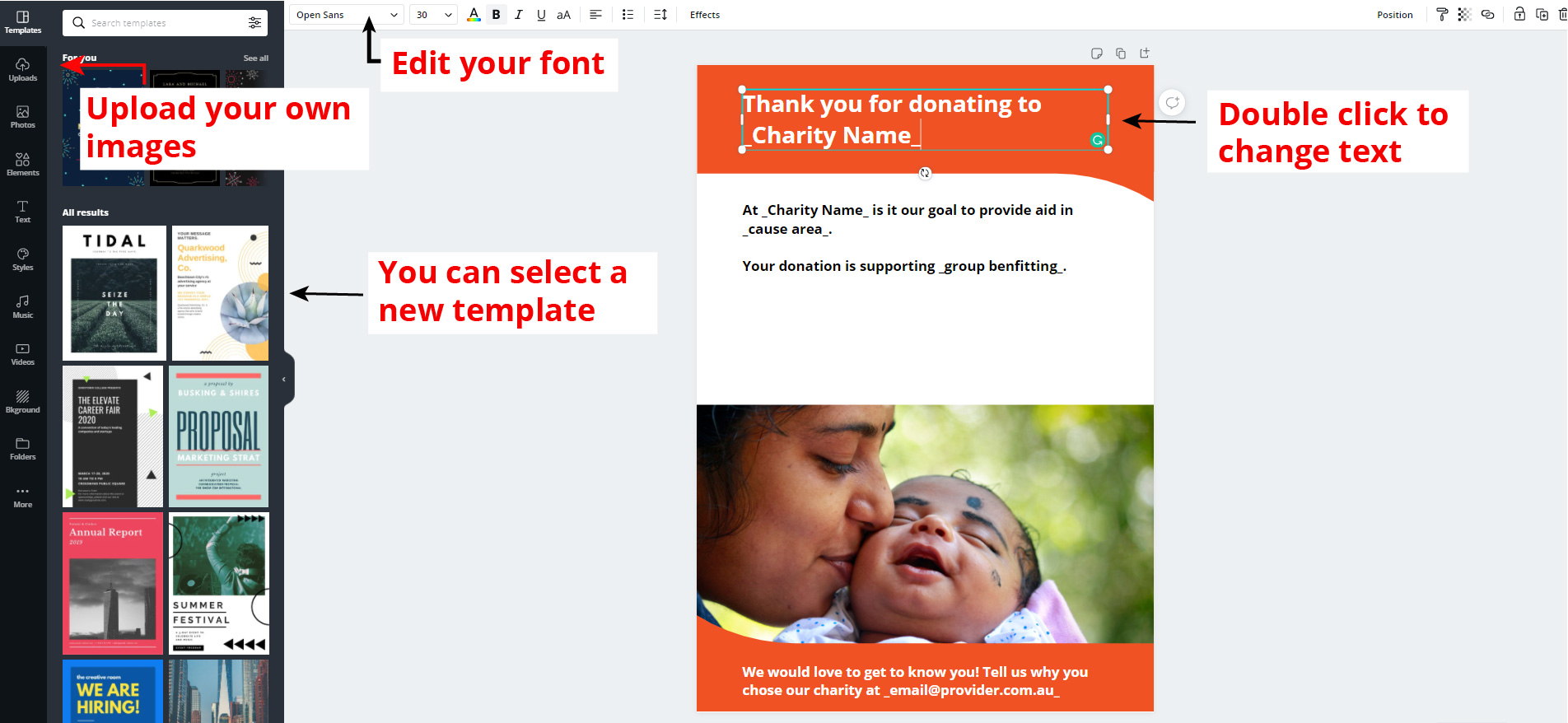 Good2Give — How to use Canva to create professional communications
