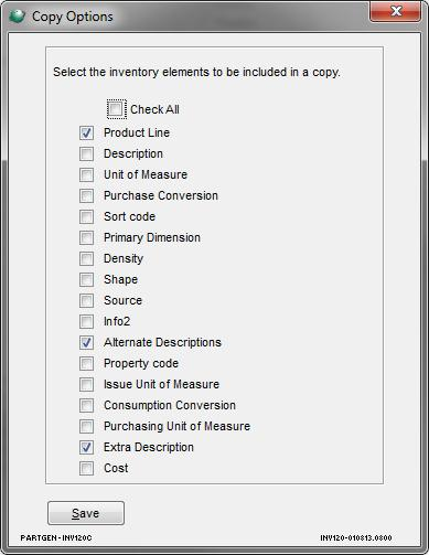 Global Shop Solutions — Generador de números de pieza