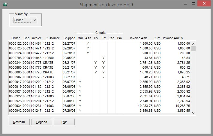 Global Shop Solutions — Envíos en retención de facturas