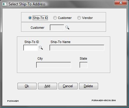 Global Shop Solutions — Ordenes de compra