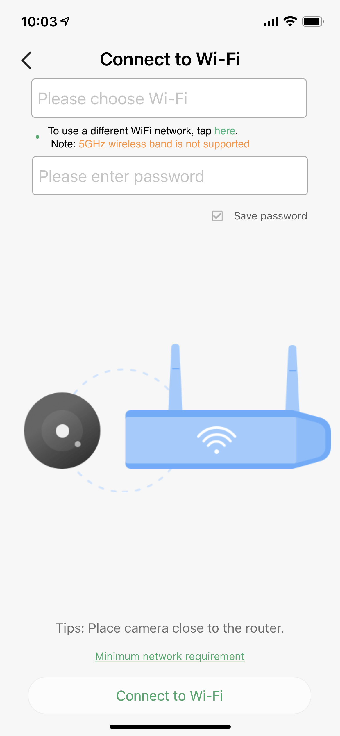 Setup Outdoor Camera to App - Alder