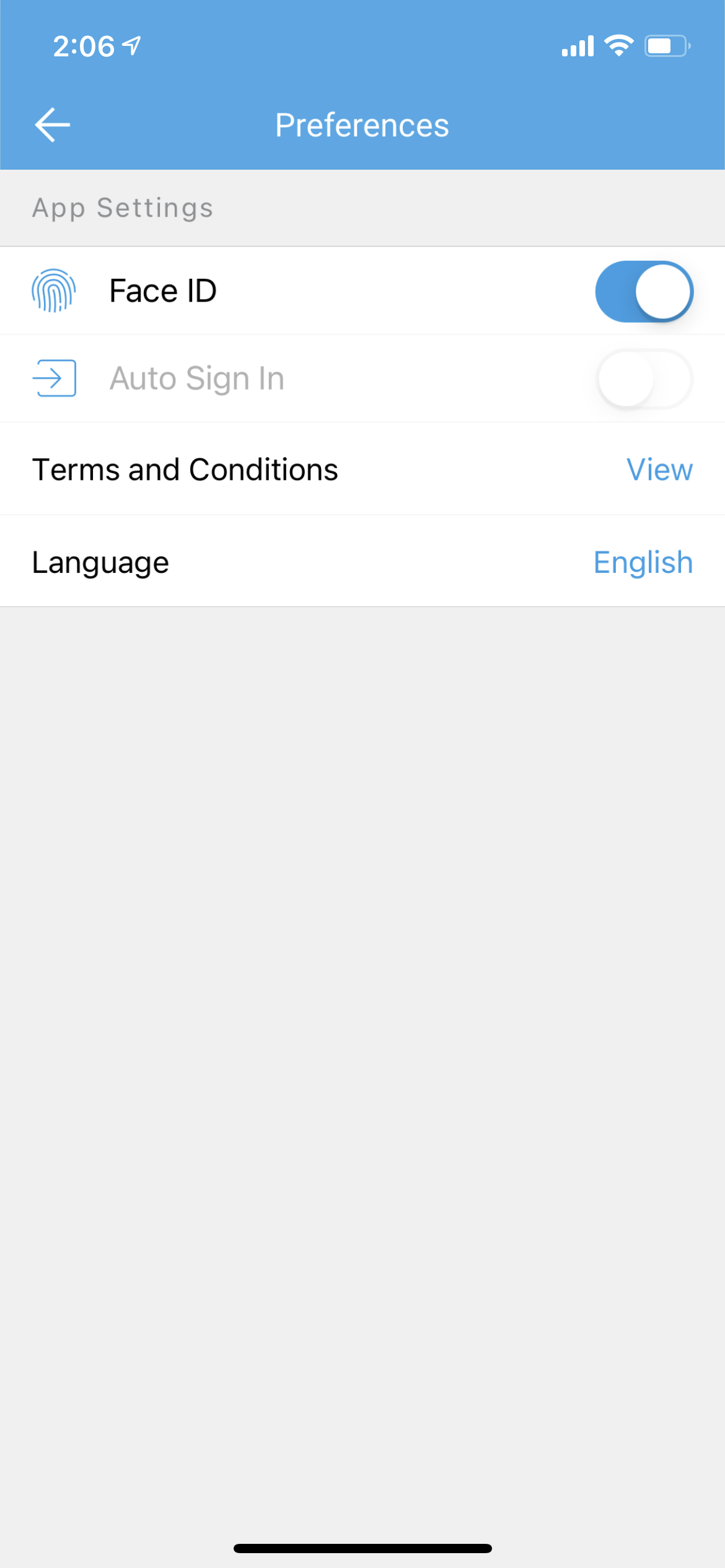 Alder App - Touch ID Login - Alder