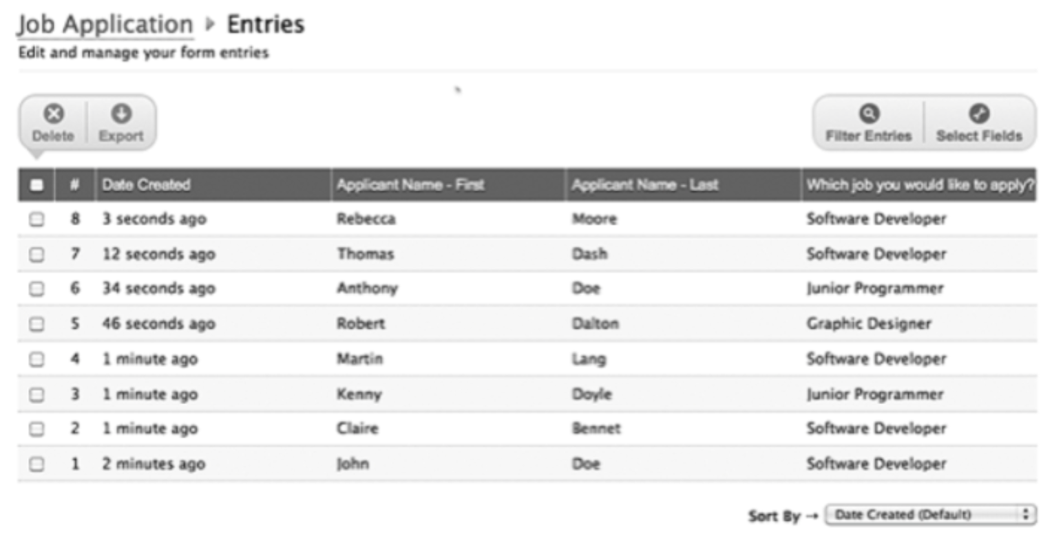 Classic Forms - Entry Manager - PlayerLync