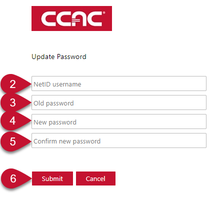Changing/Updating an Employee Password - CCAC's Help Center