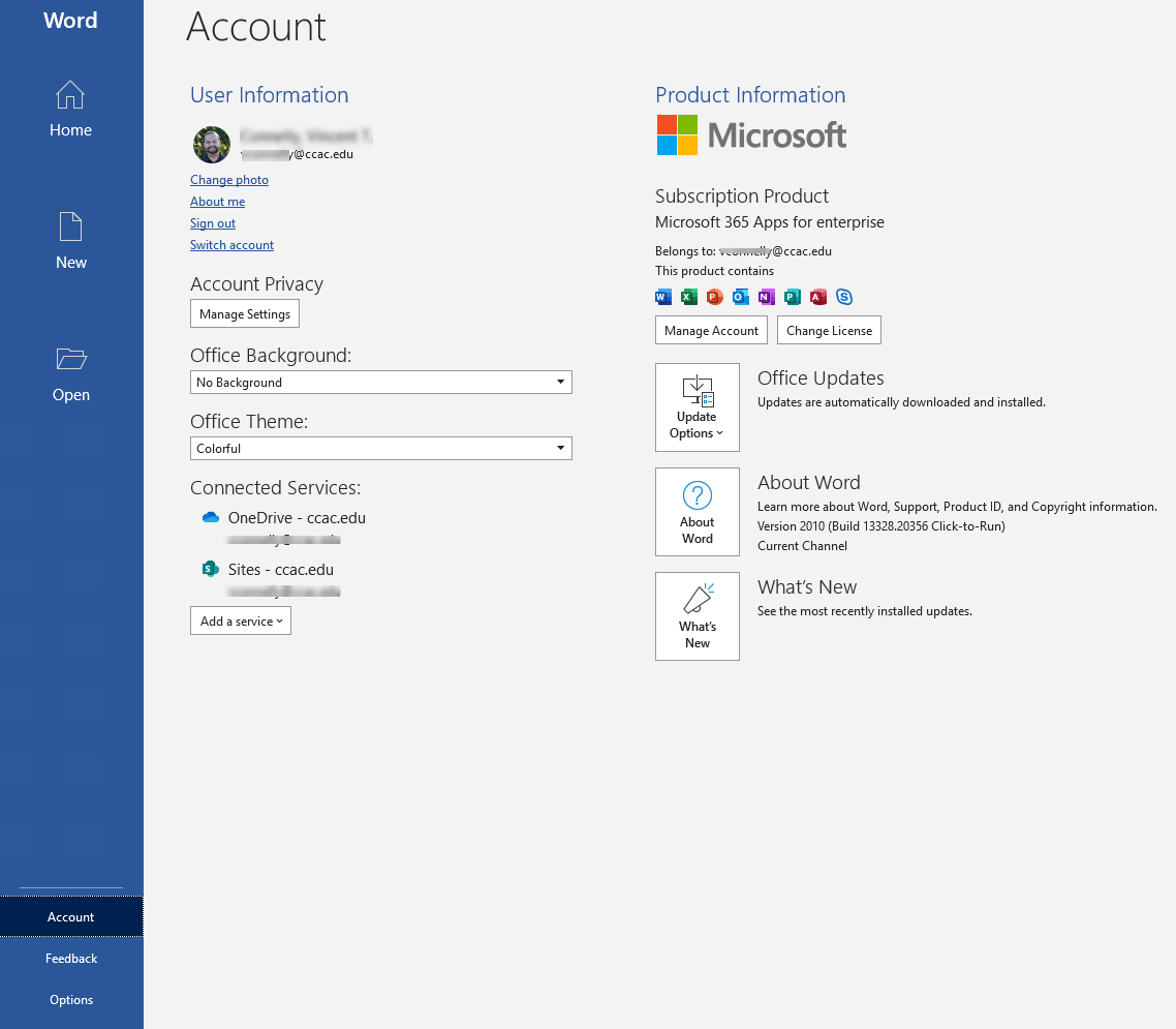 Downloading and Installing Microsoft 365 (Office) - CCAC's Help Center