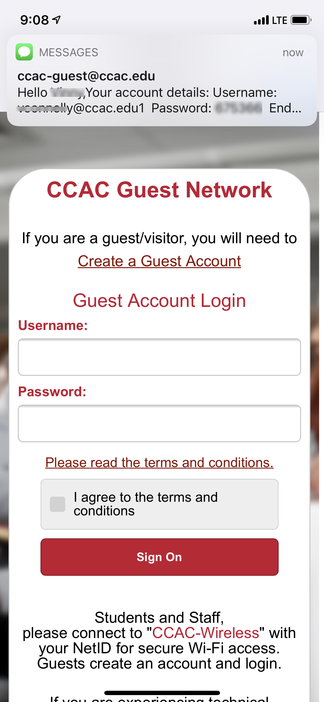 Connecting to CCAC-Guest Wi-Fi - CCAC's Help Center