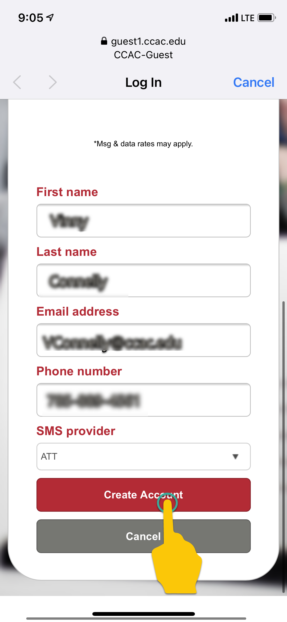 Connecting to CCAC-Guest Wi-Fi - CCAC's Help Center