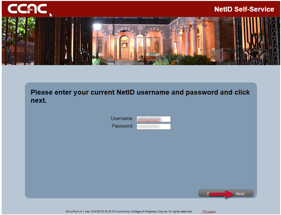 Changing/Updating a Student (NetID) Password - CCAC's Help Center