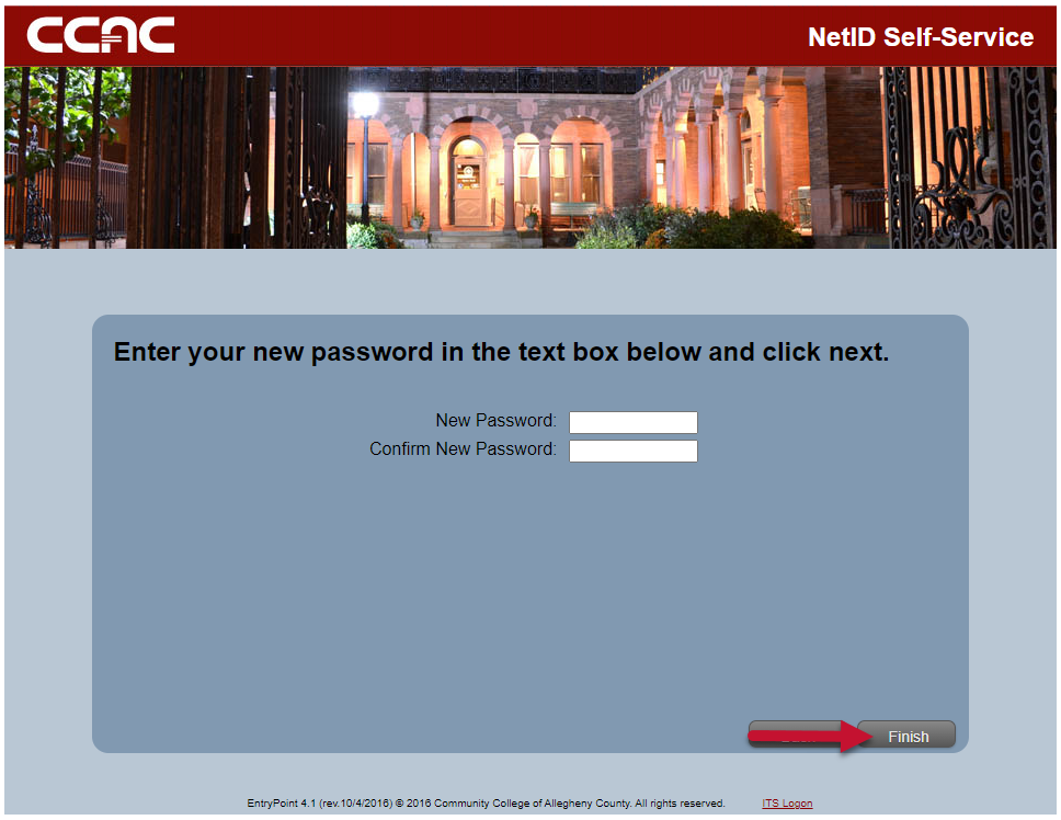 Changing/Updating a Student (NetID) Password - CCAC's Help Center