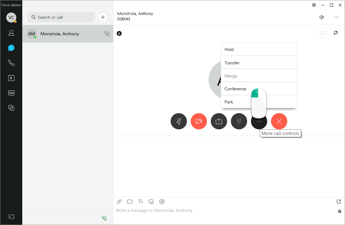 Calls in Jabber - CCAC's Help Center