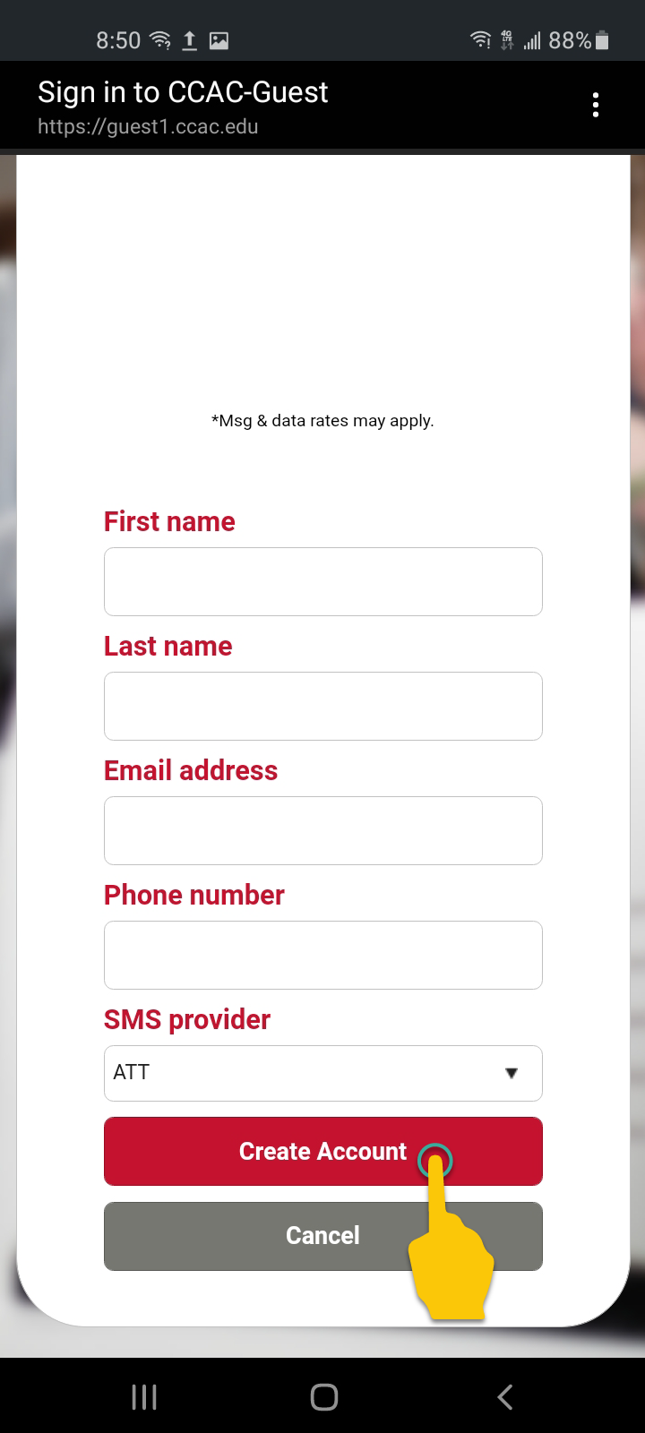 Connecting to CCAC-Guest Wi-Fi - CCAC's Help Center