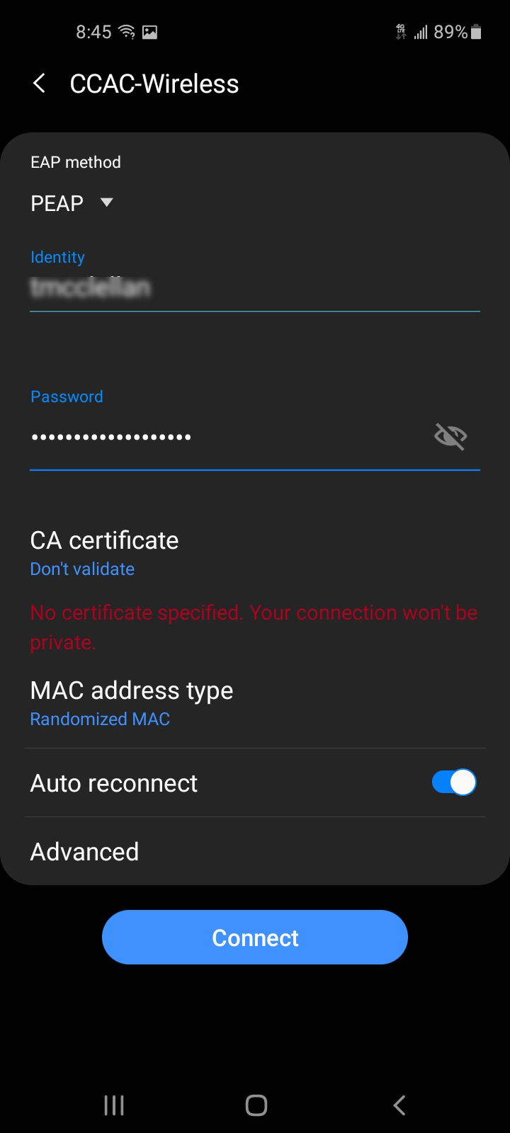 Connecting to CCAC-Wireless Wi-Fi - CCAC's Help Center