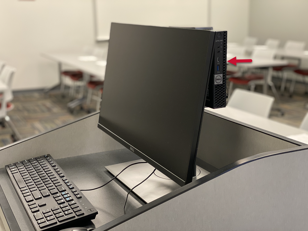 Turning On a Classroom / Desktop Computer - CCAC's Help Center