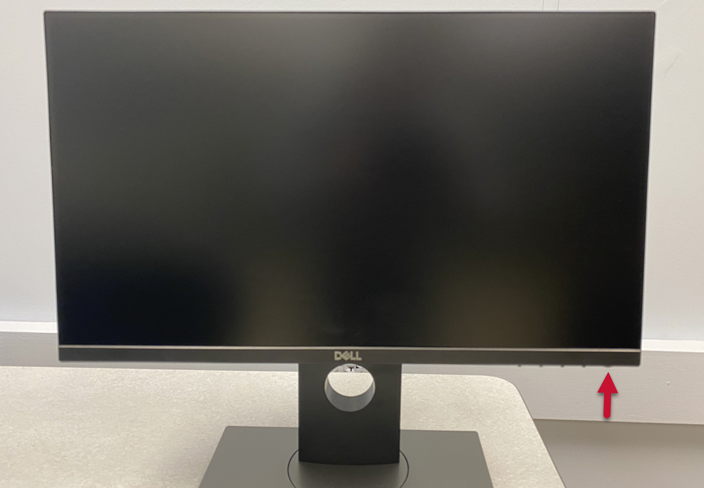 Turning On a Classroom Computer Monitor - CCAC's Help Center