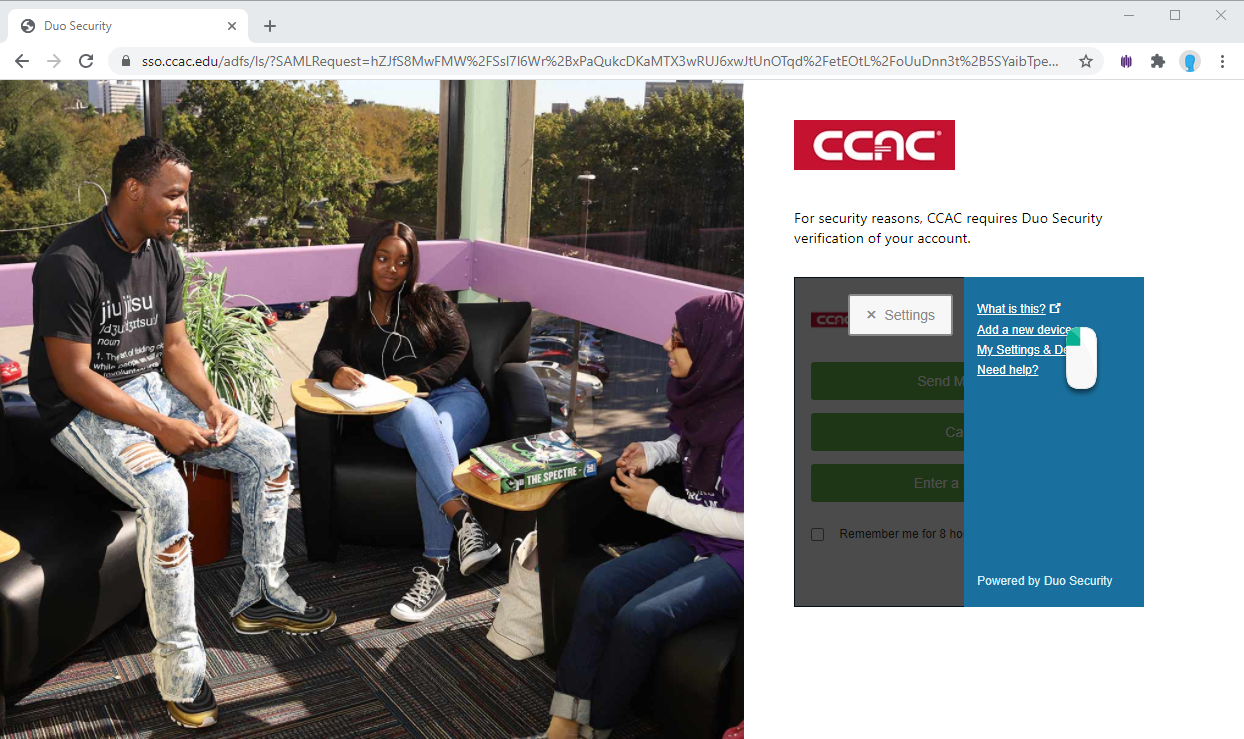 Adding Duo Mobile to a New Phone - CCAC's Help Center