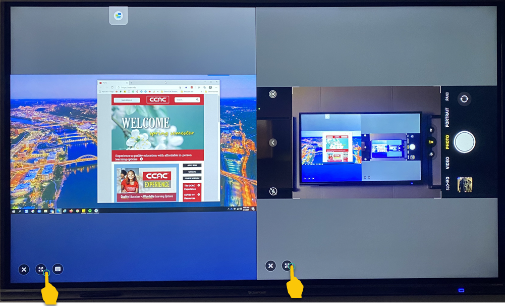 Collage Guide - Screen Sharing - Getting Started - CCAC's Help Center