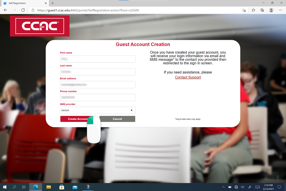 Connecting to CCAC-Guest Wi-Fi - CCAC's Help Center