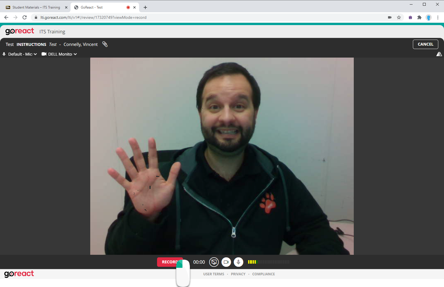 GoReact Guide for Student - Getting Started - CCAC's Help Center