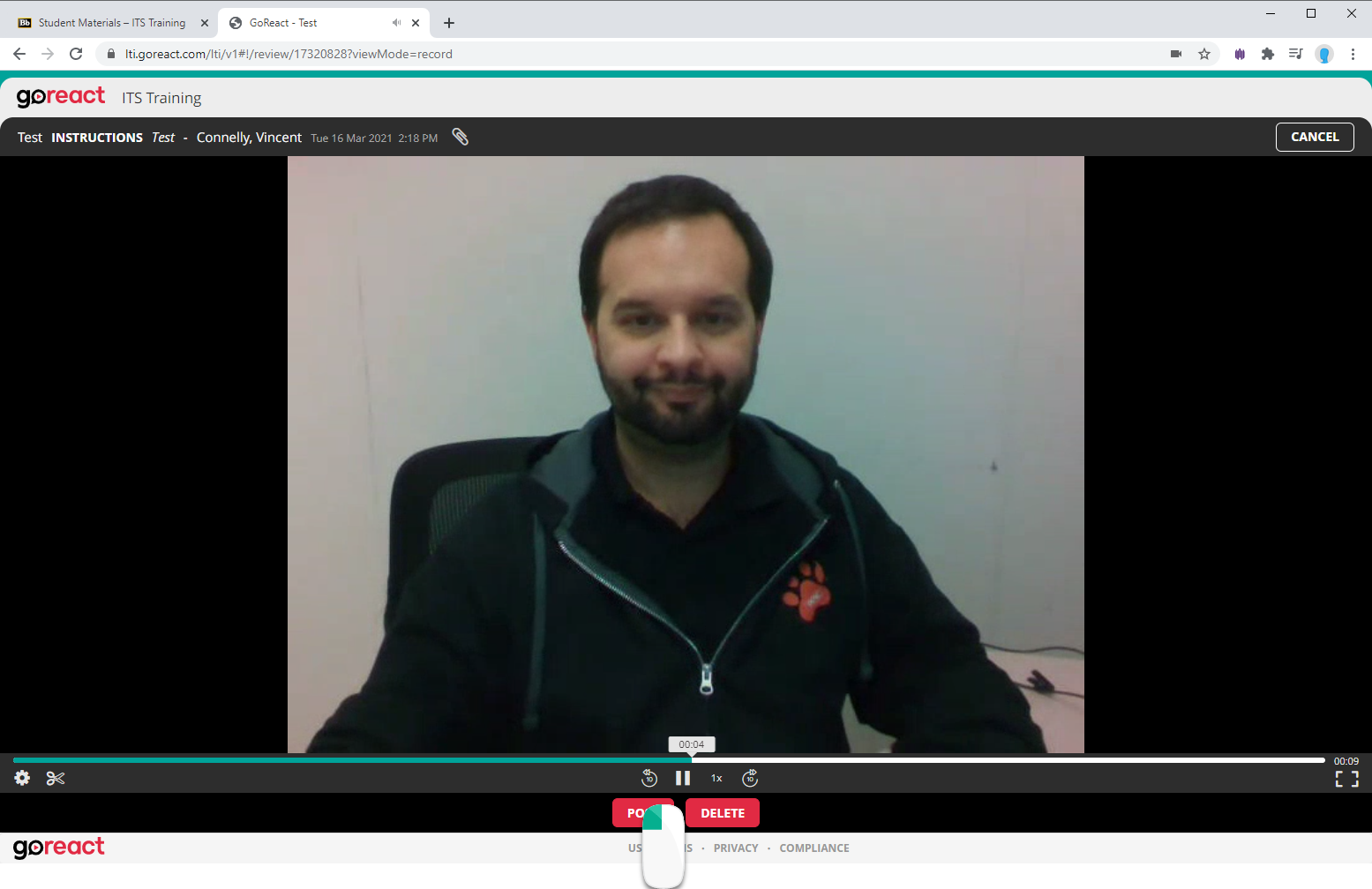 GoReact Guide for Student - Getting Started - CCAC's Help Center