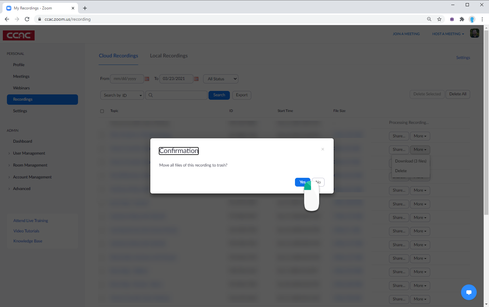 Zoom Meetings Advanced Guide (from your computer) - CCAC's Help Center