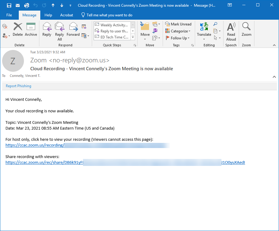 Zoom Meetings Advanced Guide (from your computer) - CCAC's Help Center